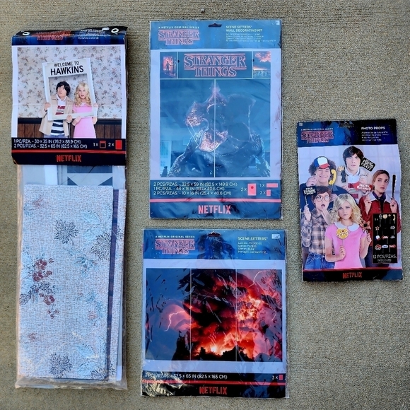 Netflix | Party Supplies | Nwt Netflix Stranger Things Party Wall Decor ...